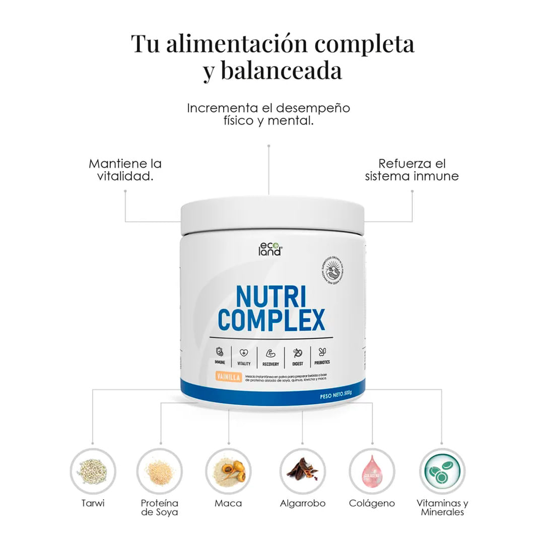 NUTRI COMPLEX 500G - Vitaminas y suplementos para la salud y el deporte ...